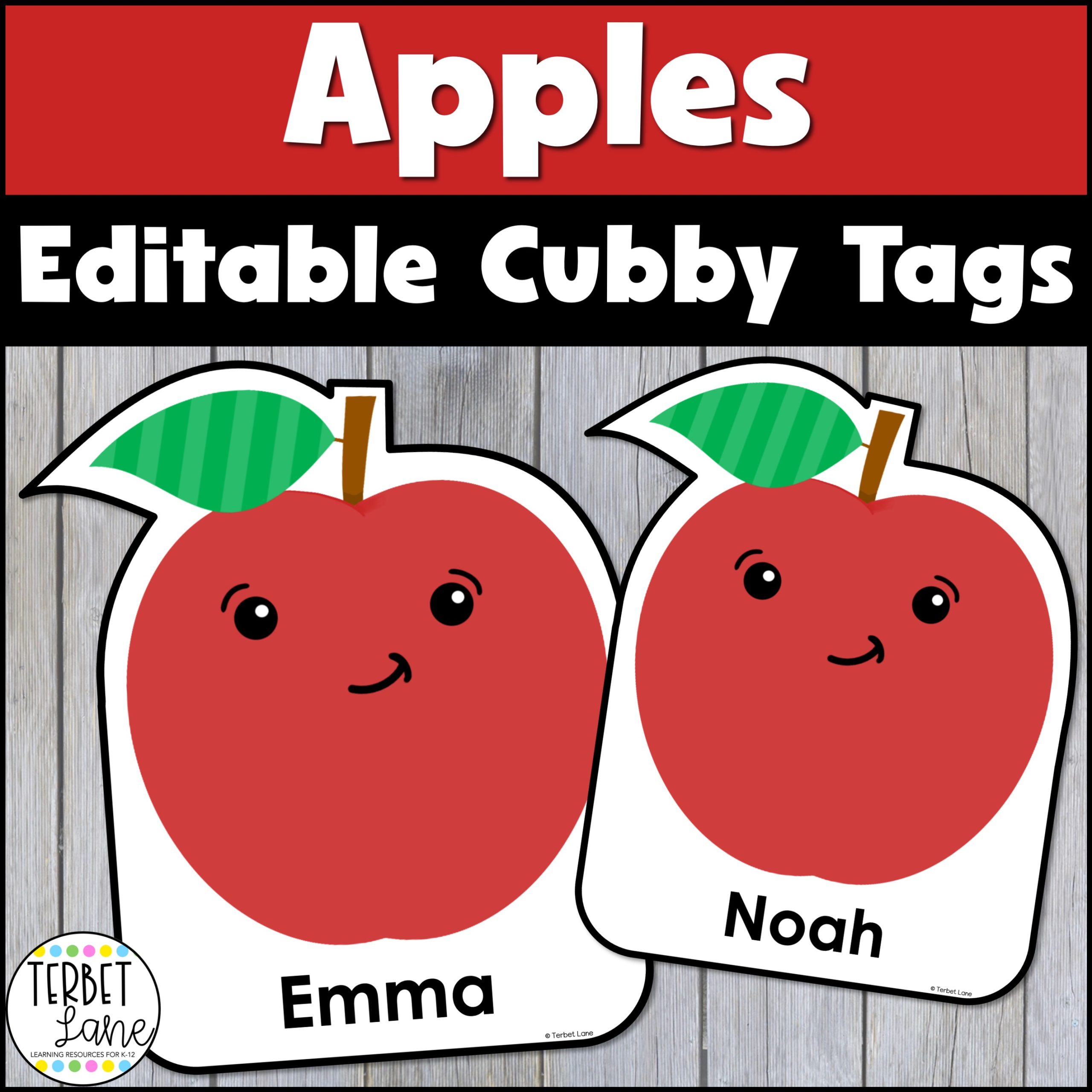 Editable Spring Cubby Tags | Locker Labels | Made By Teachers