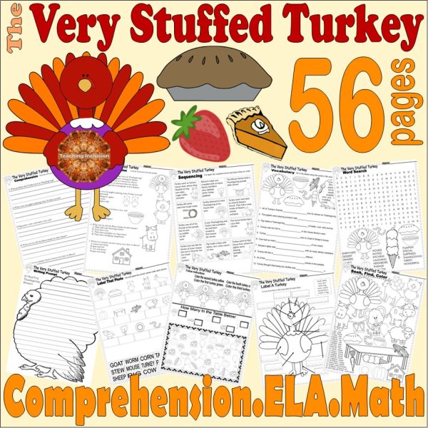 The Very Stuffed Turkey Thanksgiving Read Aloud Book Companion ...