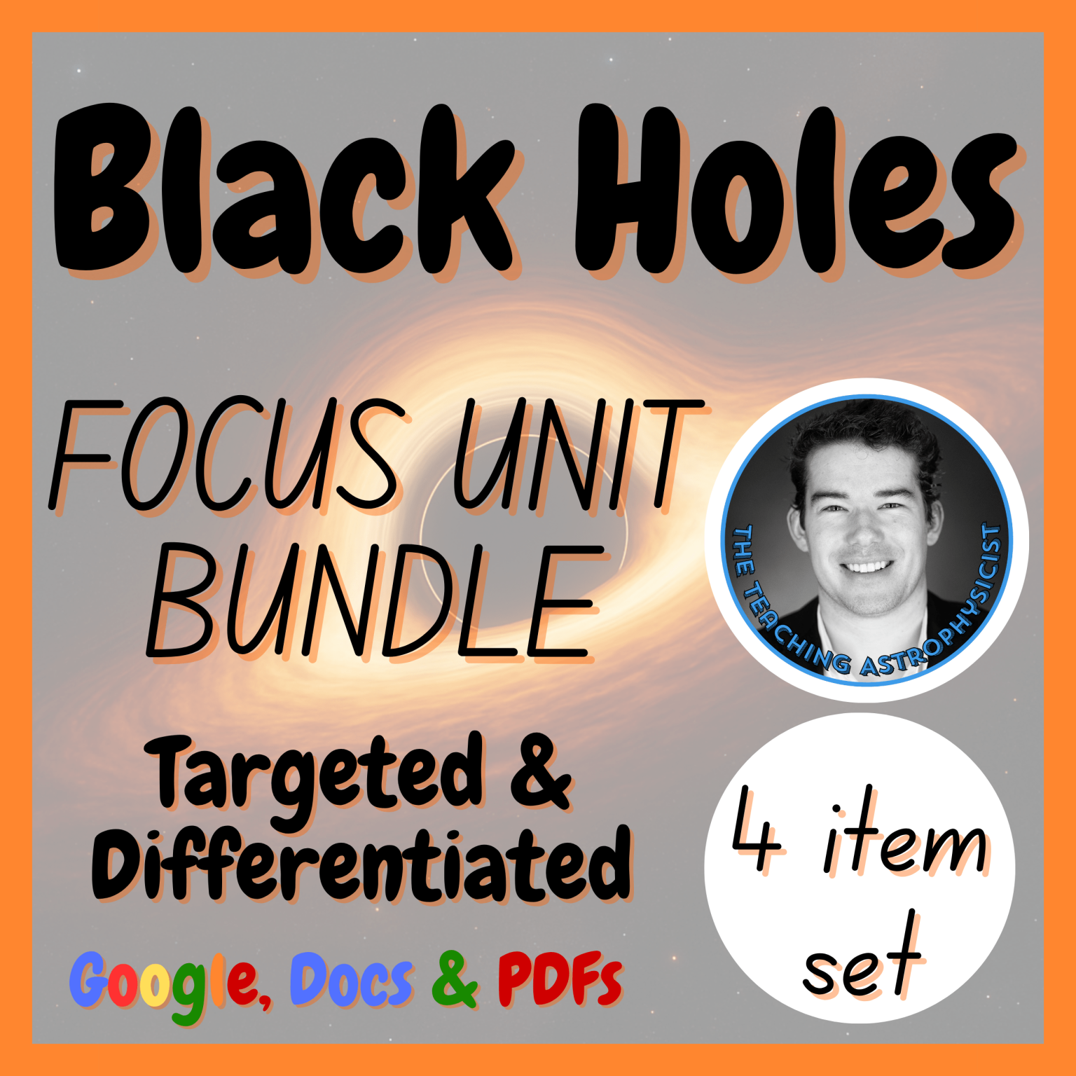 Black Holes | Space / Astronomy Focus Unit Bundle (5 Resource Set ...