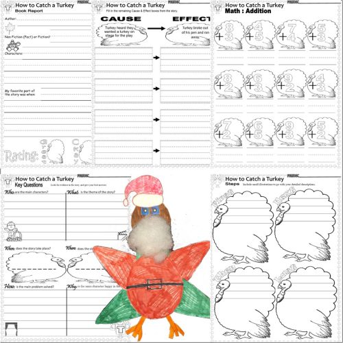 How to Catch a Turkey Thanksgiving Read Aloud Book Companion ...