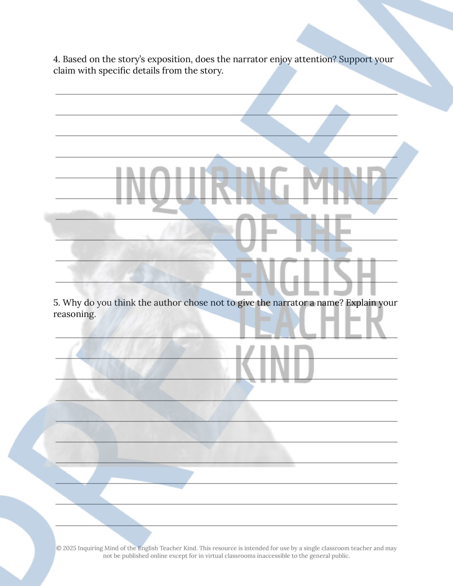 "The Seventh Man" by Haruki Murakami Quiz, Analysis Worksheet, and ...