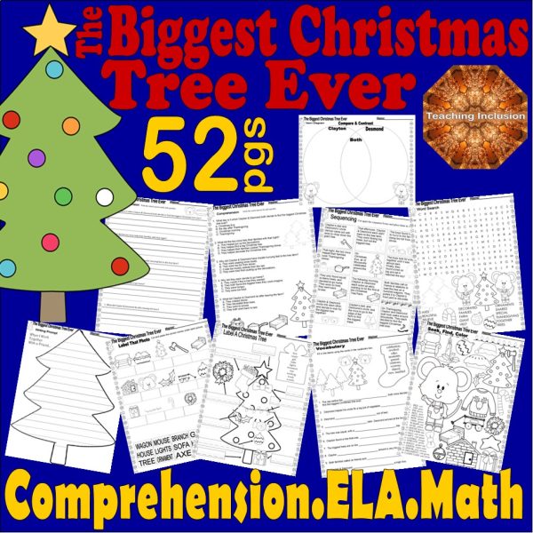 The Biggest Christmas Tree Ever Read Aloud Book Companion Reading ...