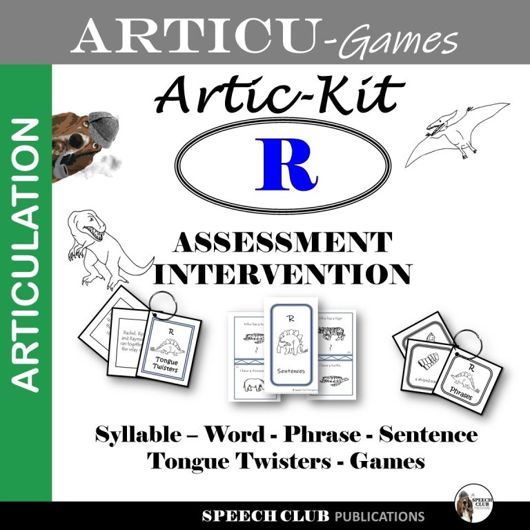 Articulation Kit for R - Assessment and Intervention Activities | Made ...