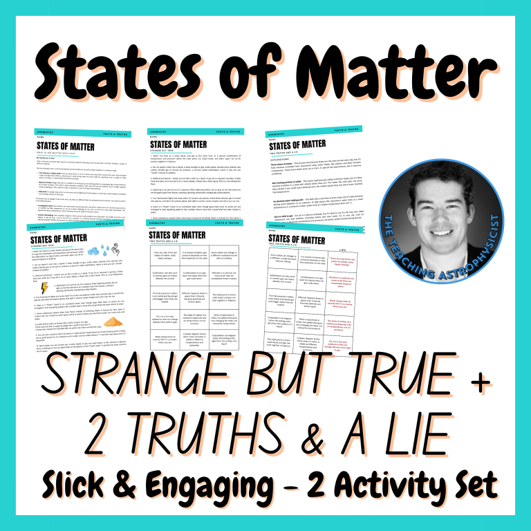 States of Matter | Chemistry Strange But True Facts + 2 Truths & a Lie ...
