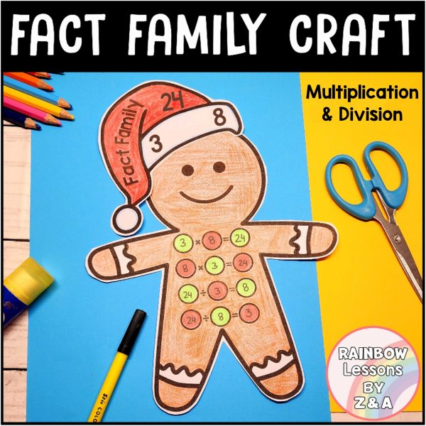 Christmas Math Crafts BUNDLE | Factors and Multiples | Fact Families ...