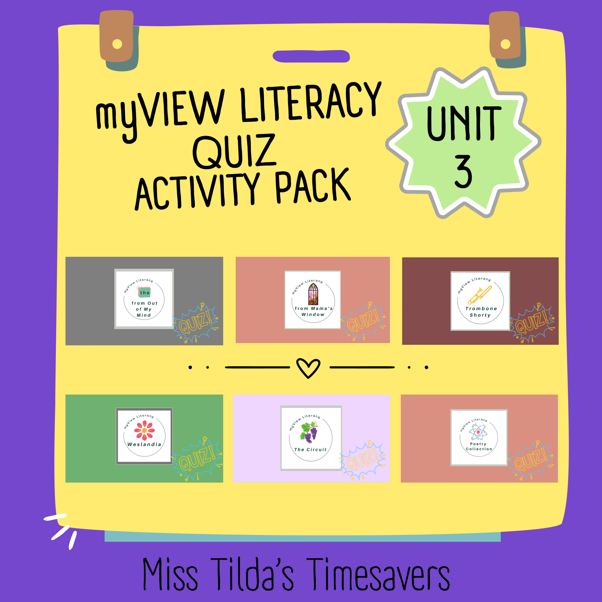 myView Literacy 4 Unit 3: Review Assessment PowerPoint Pack | Made By ...