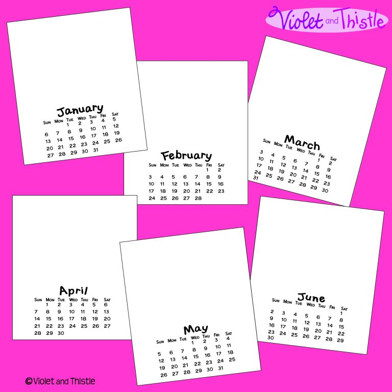 2026 Calendar CD CASE SIZE Printable Parent Christmas Gift for Parent ...