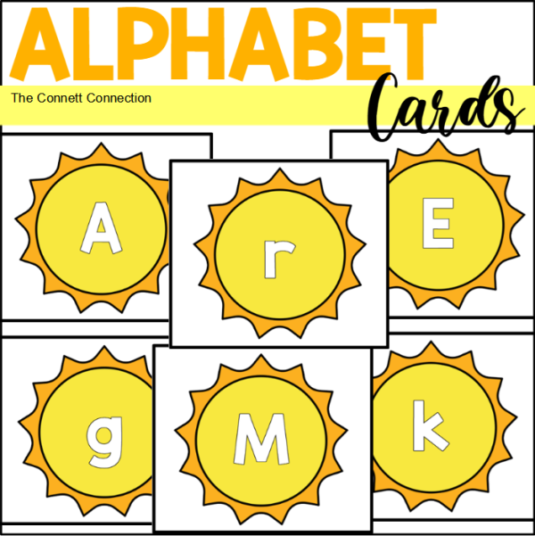 Summer Alphabet and Number Flash Cards and Puzzles | Made By Teachers