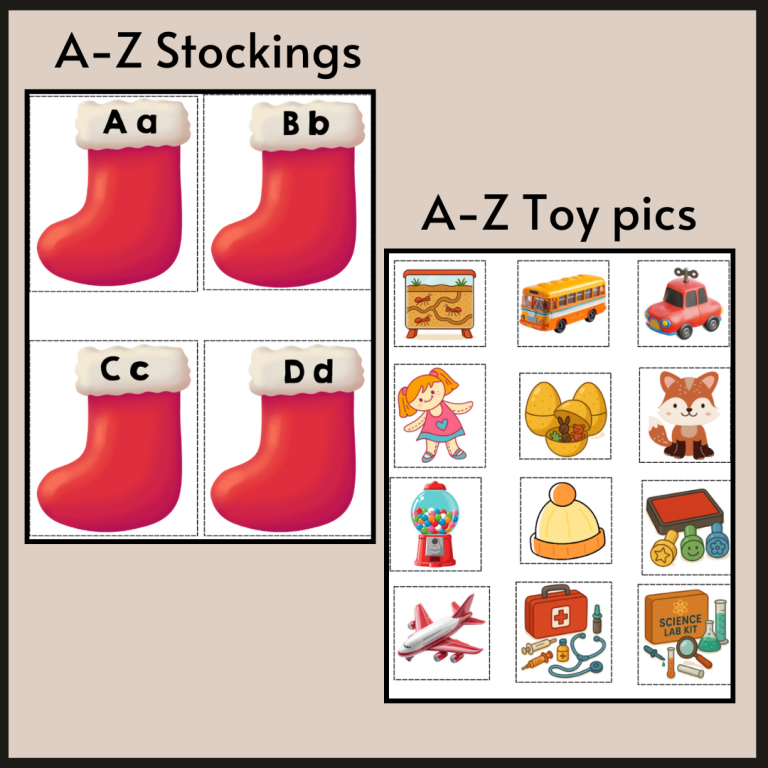 Alphabet Stocking Center – Beginning Sounds Matching Game | Made By ...