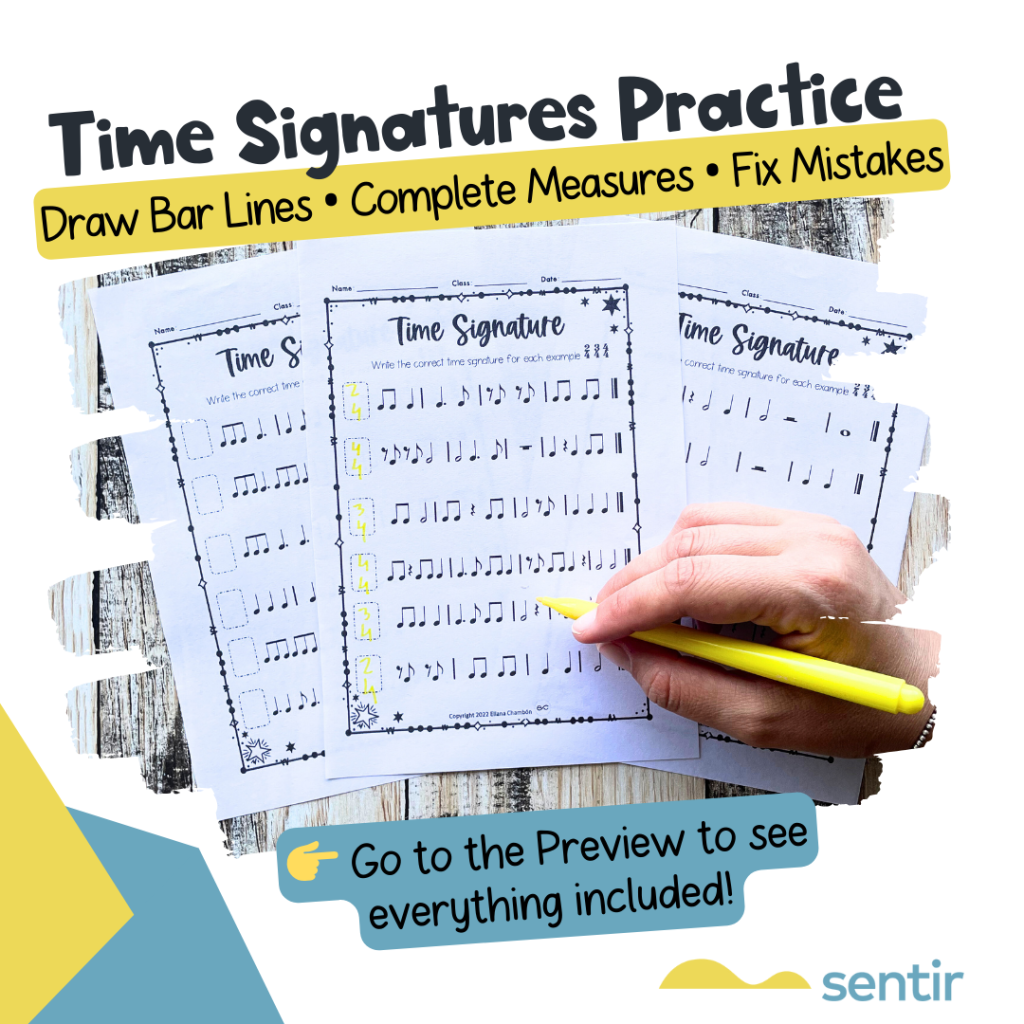 80+ Rhythm Worksheets: Note Values, Music Math, Time Signatures & More ...