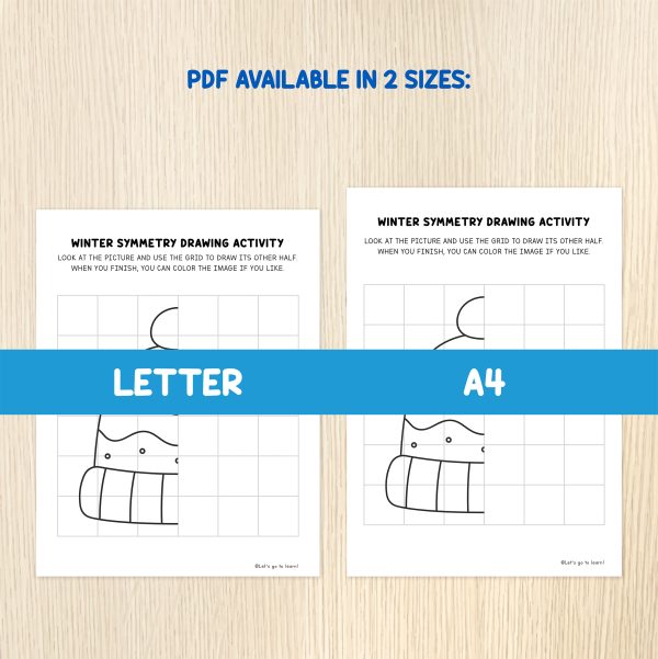Winter Symmetry Drawing Worksheets – Winter Coloring Pages - Winter ...