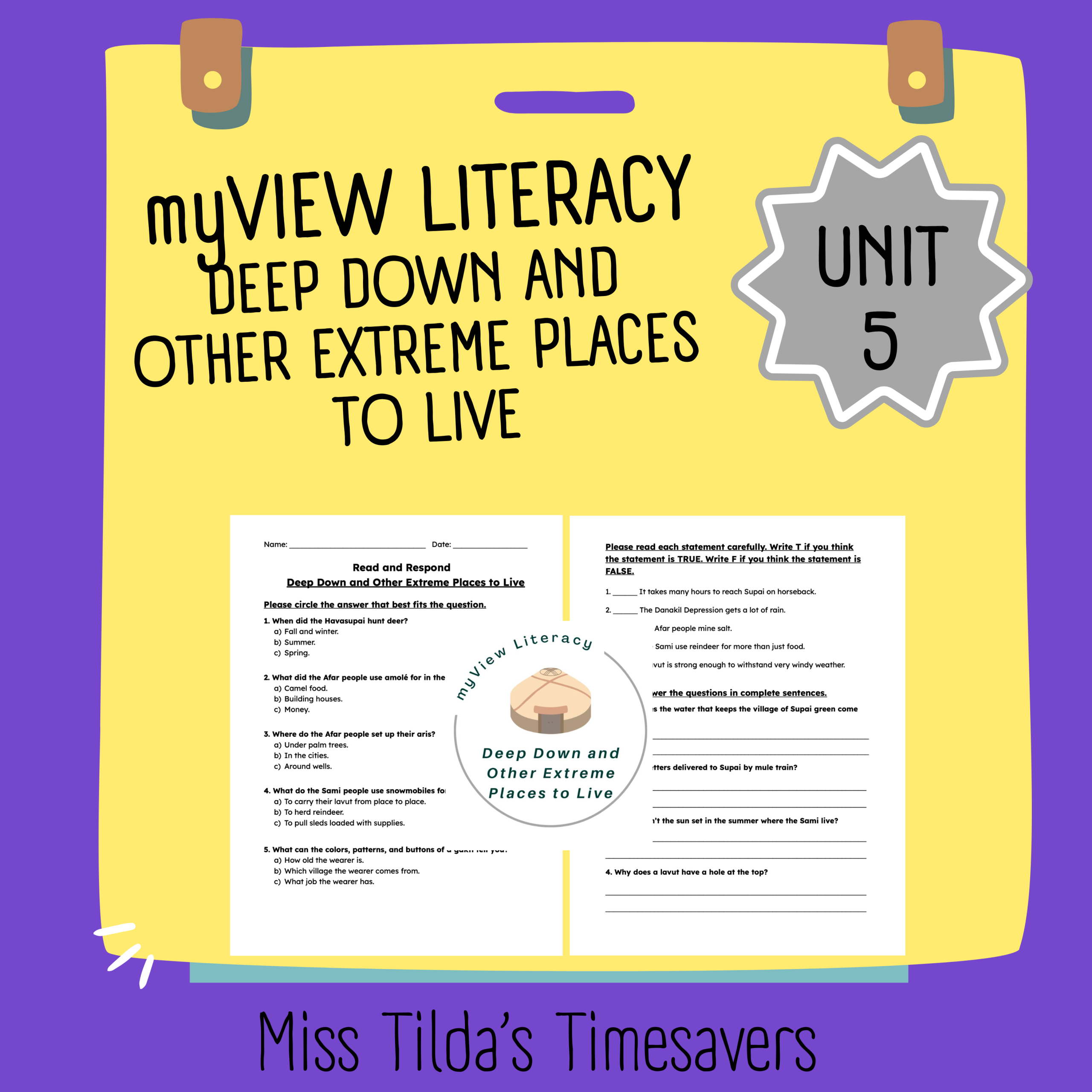 Eco-Friendly Food - Grade 4 HMH into Reading | Made By Teachers