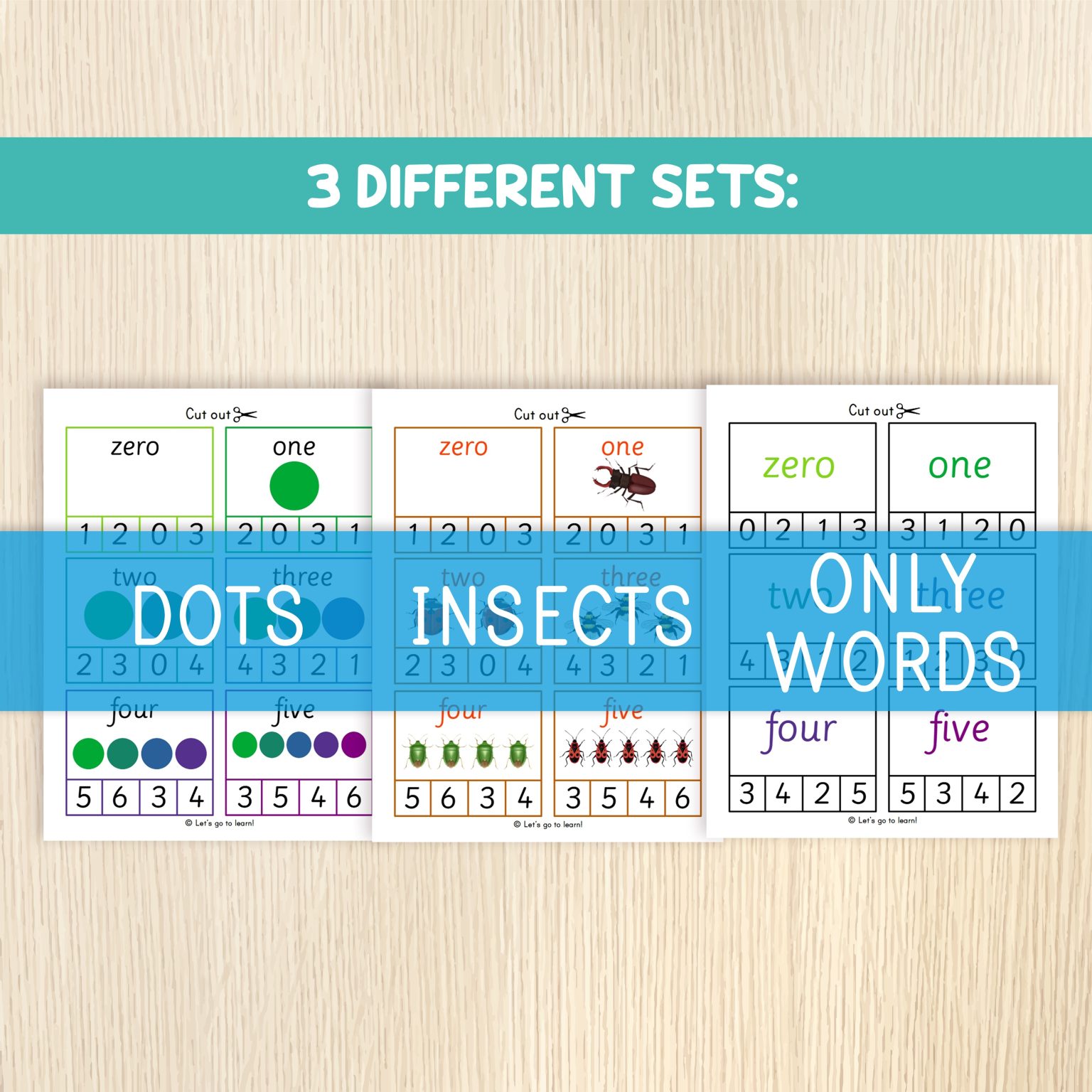 Number Word Count & Clip Cards – Numbers 0–10 - Counting Activity ...