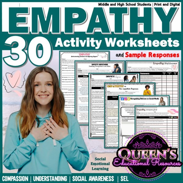 Empathy Activity Worksheets | Social Awareness | Perspective - Taking ...