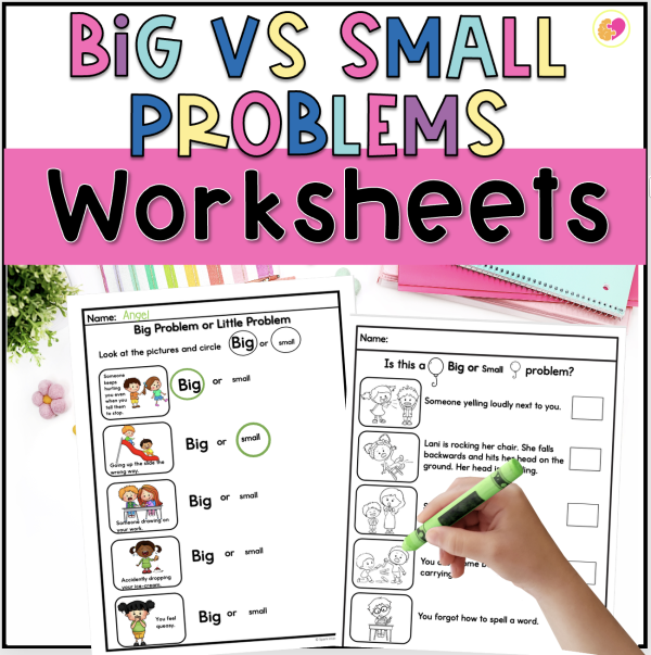 Big vs Small Problems Worksheets for Preschool & Kindergarten | Made By ...