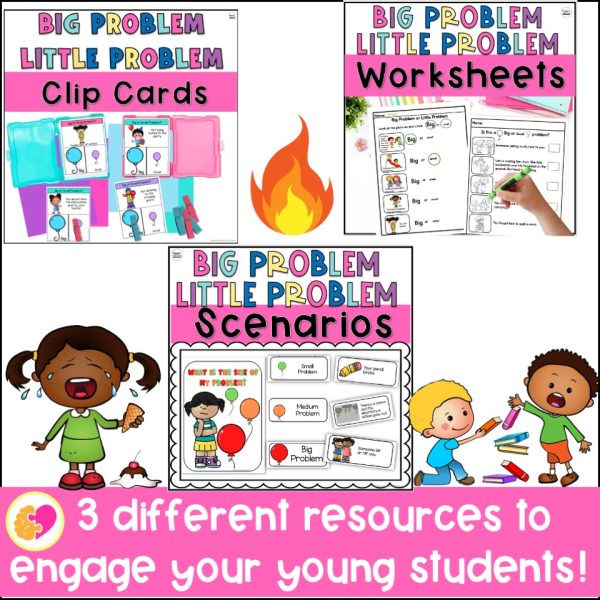 Big vs Small Problems Activities Bundle Preschool & Kindergarten | Made ...