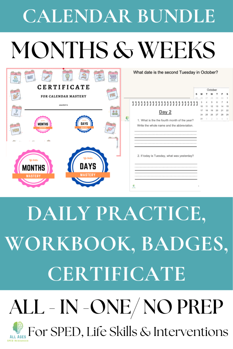 Ultimate Calendar Skills Bundle: Practice, Gamify, Track Mastery | Made ...