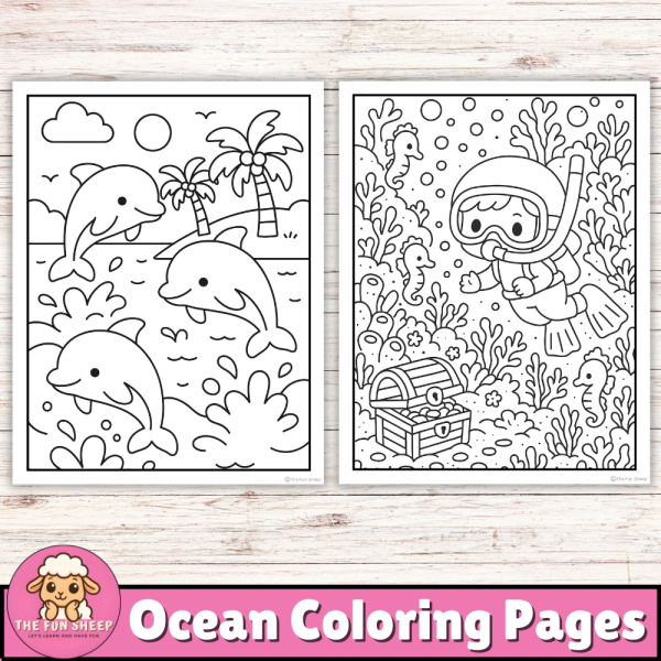 Ocean Coloring Pages | Under the Sea Animals Ocean Life Coloring Sheets ...