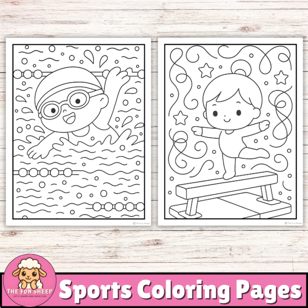 Sports Coloring Pages | Fun Sports-Themed Coloring Worksheets | Made By ...
