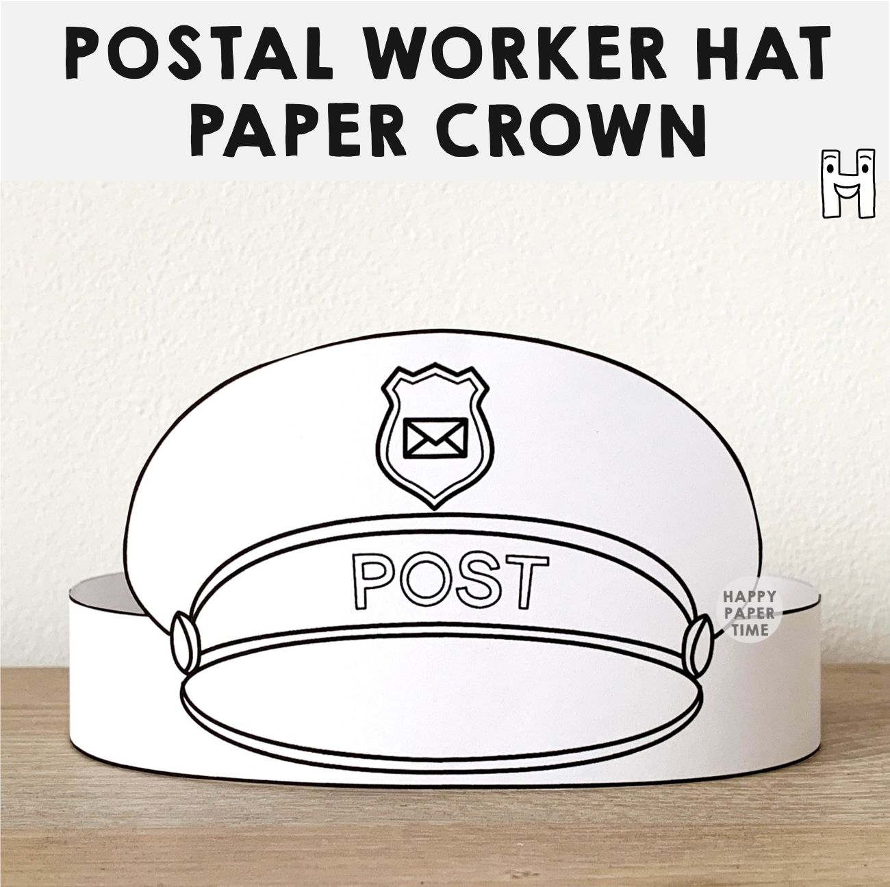 Community Helpers Paper Hats Crowns Headbands Career Day Printable ...