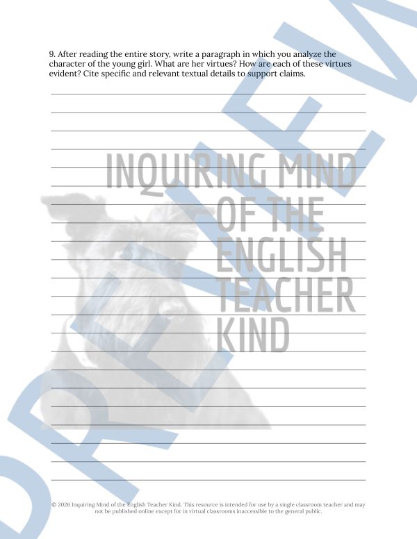 "The Spindle, Shuttle, and Needle" Close Reading Worksheet | Grimm's ...