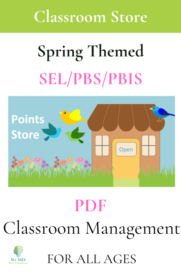 Spring-Themed Behavior Incentive | Editable Class Reward Store System ...