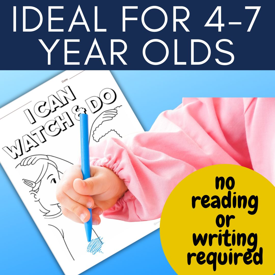 Imitation Worksheets & Games to Teach Imitating Preschool Autism Social ...