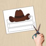Cowboy Hat Paper Crown Printable Wild West Costume Craft Activity for ...