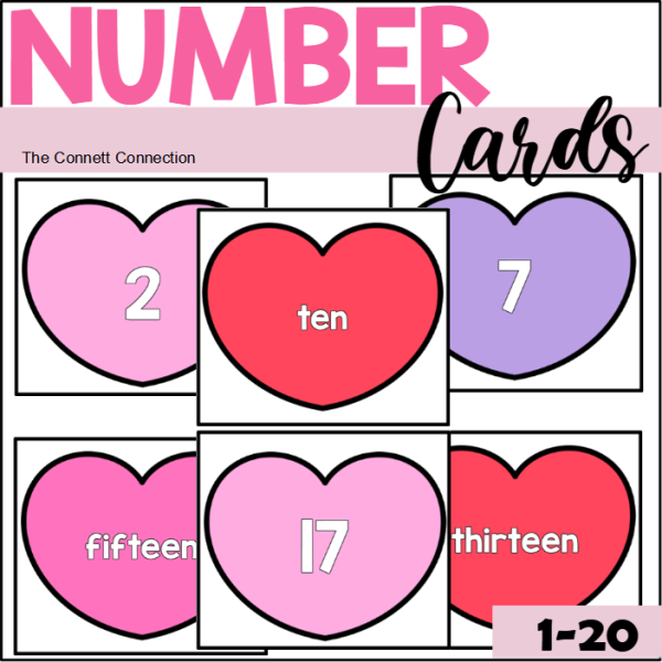 Valentine's Day Alphabet and Number Flash Cards and Puzzles | Made By ...