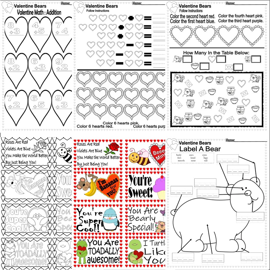 The Valentine Bears Read Aloud Book Companion Reading Comprehension ELA ...