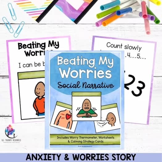 ANXIETY SOCIAL STORY - Anxiety Worksheets Coping Skills Anxiety ...