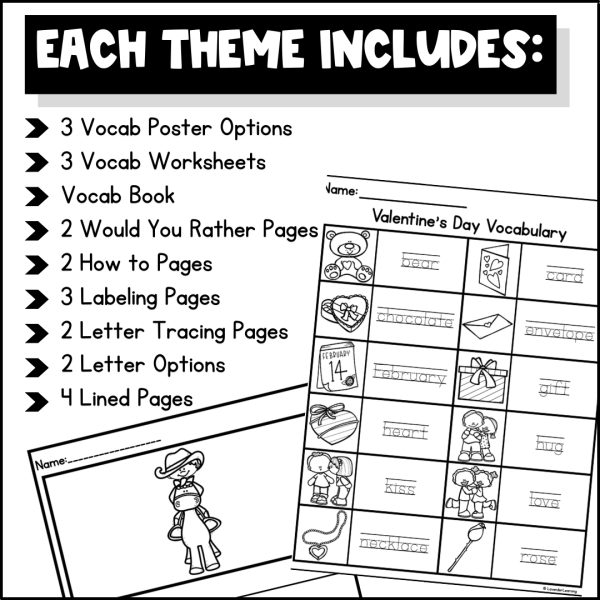 Valentines Day February Letter Opinion Writing Handwriting Center ...