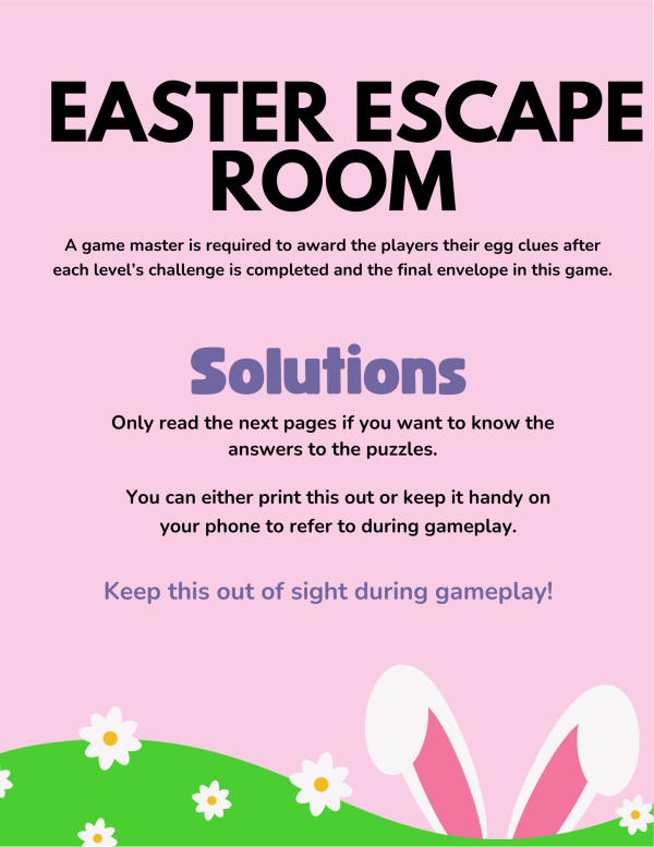 Easter Escape Room Activities for Upper Elementary | Printable Spring ...