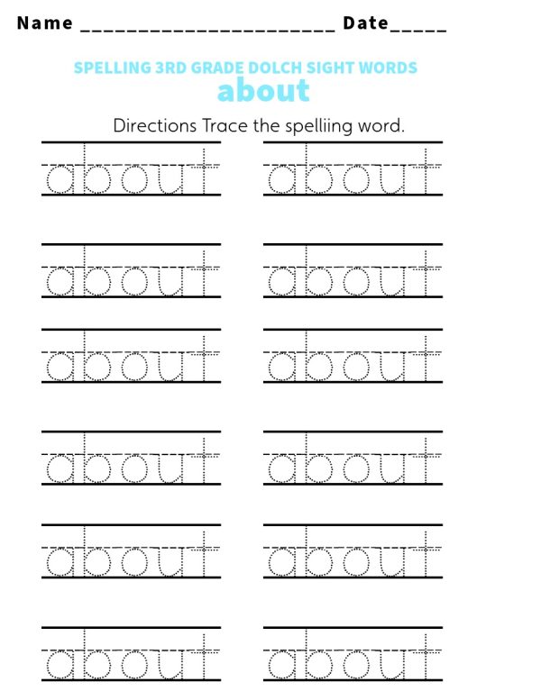 3rd Grade Dolch Sight Words | Made By Teachers