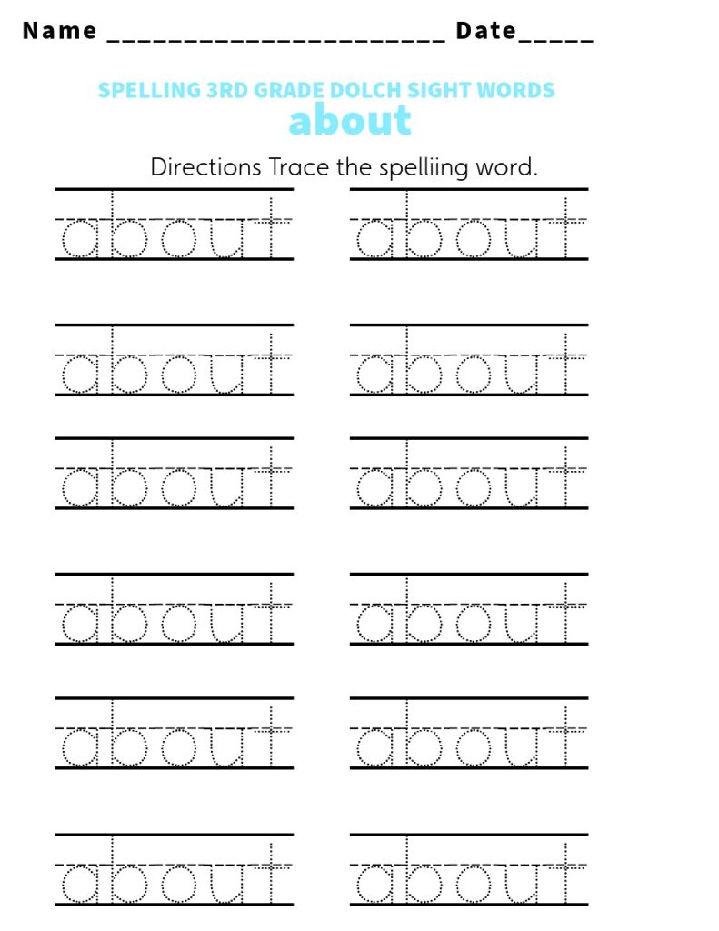 3rd Grade Dolch Sight Words | Made By Teachers