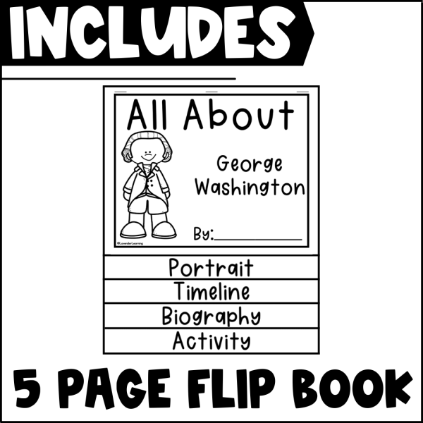 George Washington Kindergarten 1st Grade Reading Comprehension Passage ...