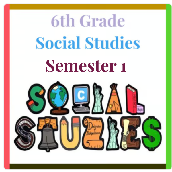 Semester 1 of 6th Grade Social Studies Lessons & Worksheets | Made By ...