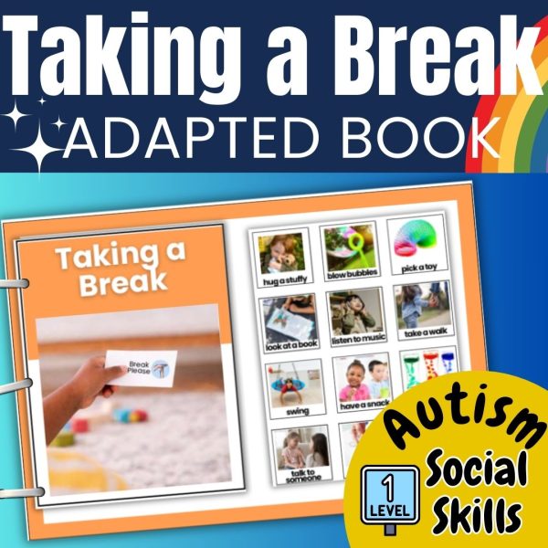 Taking a Break Adapted Book Preschool Autism Social Skills SEL Activity ...
