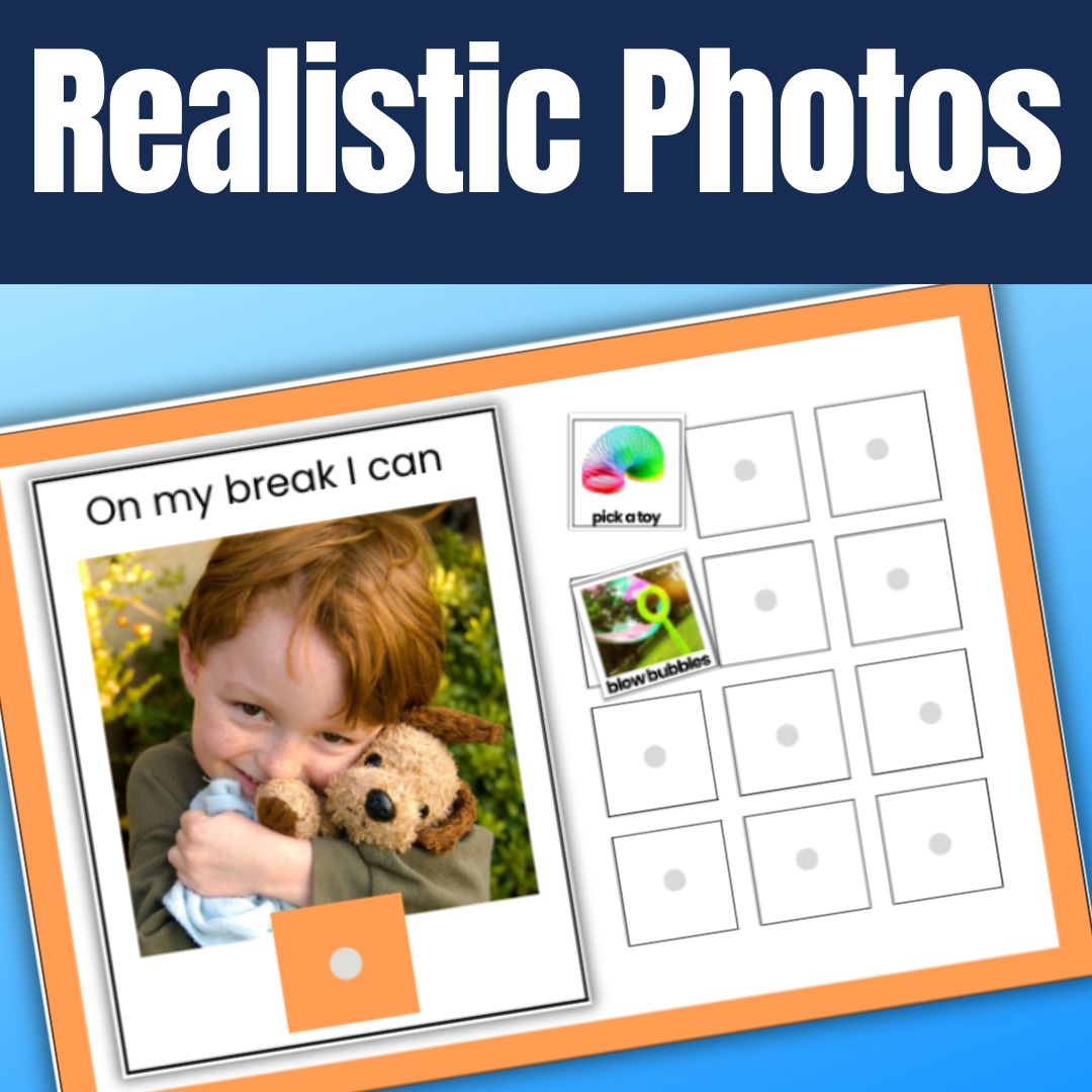 Taking a Break Adapted Book Preschool Autism Social Skills SEL Activity ...