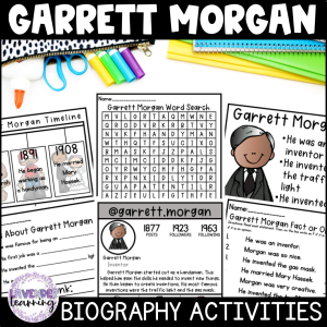 Garrett Morgan Biography Activities, Flip Book, & Report - Black ...