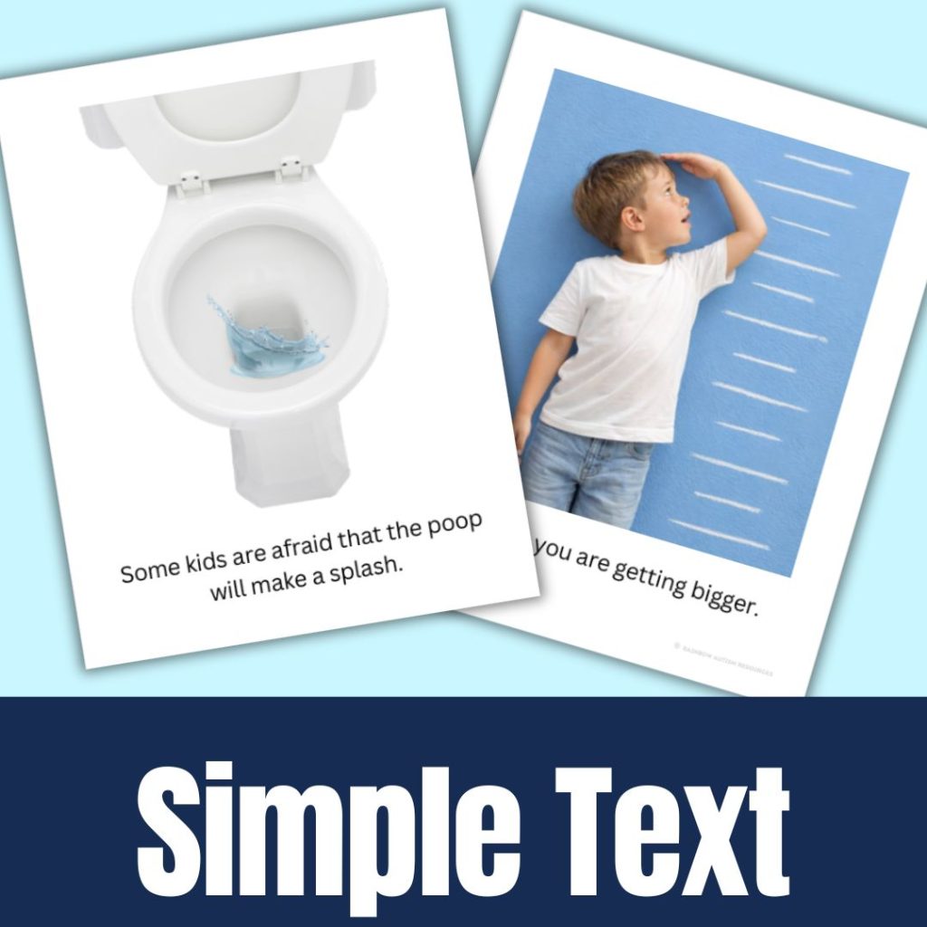 Poop Withholding Fear of Pooping in Toilet Potty Training Autism Social ...