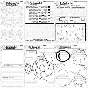 The Rainbow Fish Book Companion Reading Comprehension | Made By Teachers