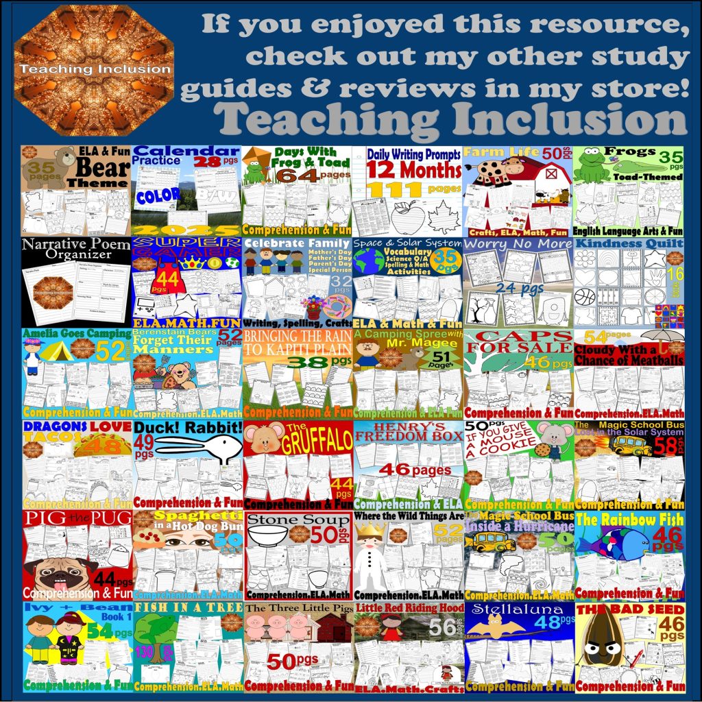 The Gruffalo Read Aloud Book Companion Reading Comprehension ELA Math ...