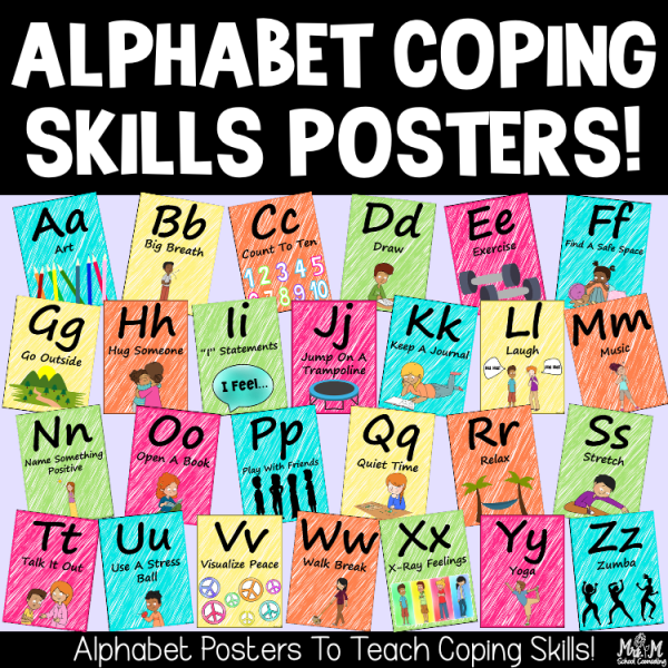 Alphabet Coping Skills Posters | A–Z Social Emotional Learning ...