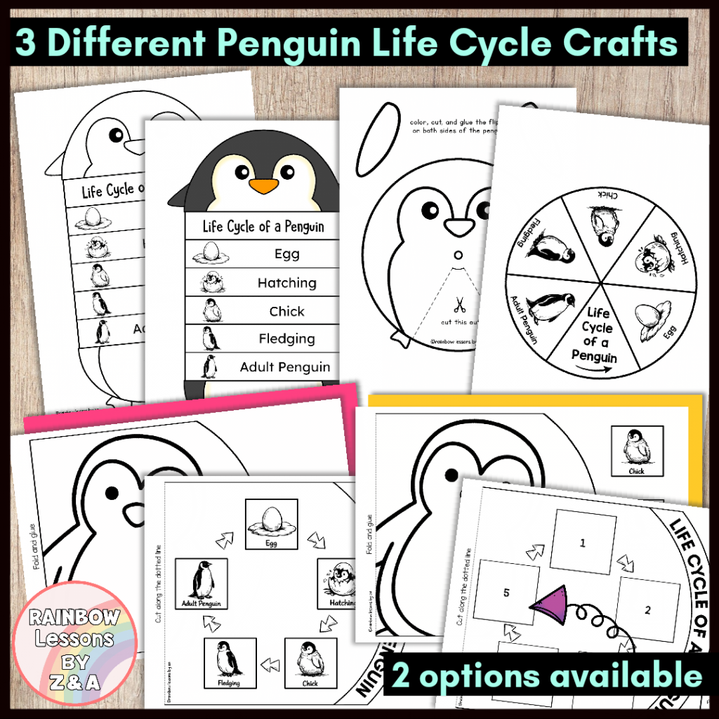 Life Cycle Of A Penguin Crafts | Penguin Activities | All About ...