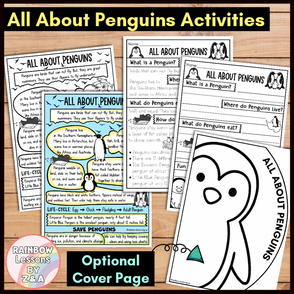 Life Cycle Of A Penguin Crafts | Penguin Activities | All About ...