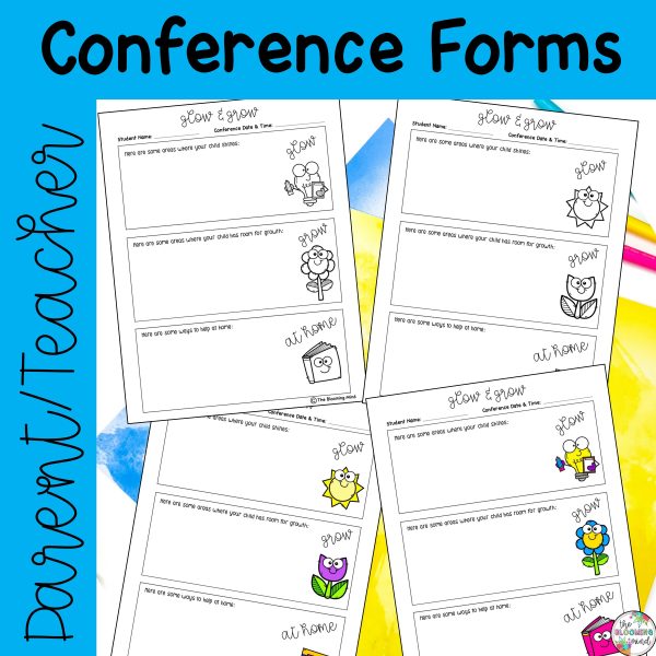 Preschool Parent Teacher Conference Forms | Made By Teachers