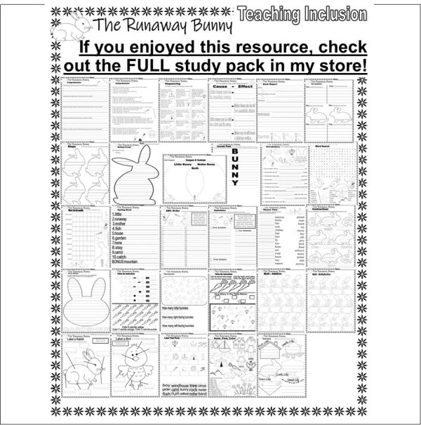 The Runaway Bunny Reading Quiz Test & Story Sequencing - Made By Teachers