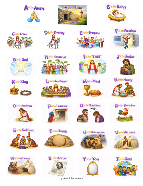 ABC’s of Easter | Lent | A–Z Holy Week Presentation | Preschool - 1st ...