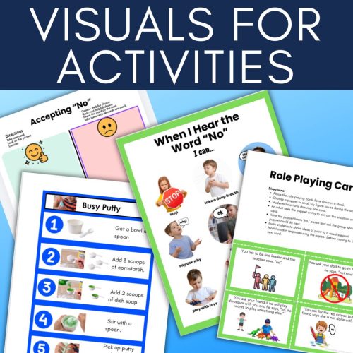 Accepting No Worksheets & Activities Autism Preschool K Social Skills ...